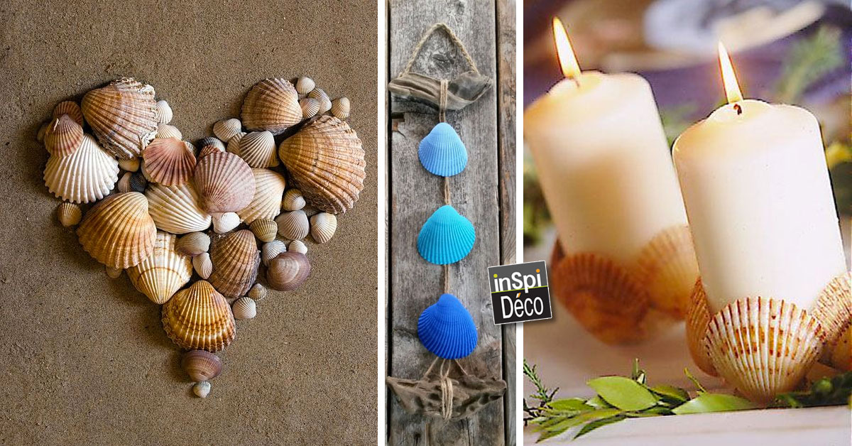 Décorer avec les coquillages! Voici 20 idées créatives...