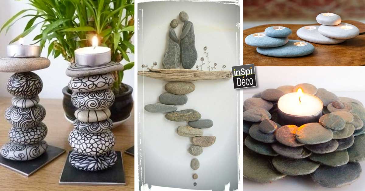 Superbes créations avec des galets! Voici 20 idées inspirantes...