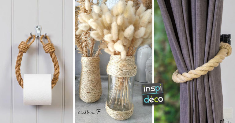 Comment utiliser une corde de manière créative! 13 idées DIY