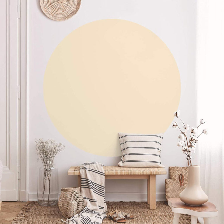 Du papier peint rond pour un mur encore plus design ! 11 idées inspirantes