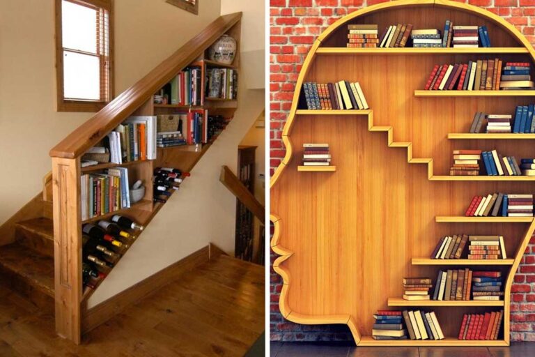 Voici des bibliothèques superbement conçues pour un intérieur original ...