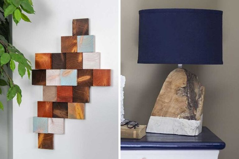 10 idées DIY très sympas à réaliser avec des chutes de bois